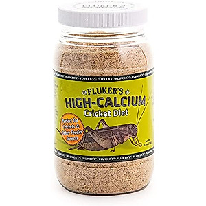Fluker's High Calcium Cricket Diet 11.5oz - Includes Attached DBDPet Pro-Tip Guide