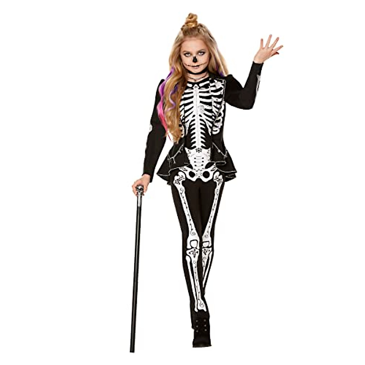Spirit Halloween The Signature Collection Kids Skeleton Suit Costume | Kids Costumes | The Signature Collection
