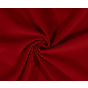 Velveteen Red (Maraschino Red) 44" Wide Cotton Velveteen Fabric by The Yard (A103.16)