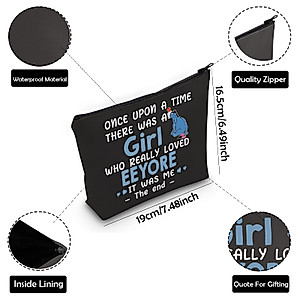 ZJXHPO Funny Cartoon Character Lover Gift There Was A Who Really Loved Zipper Pouch Makeup Bag (BL Once Cartoon)