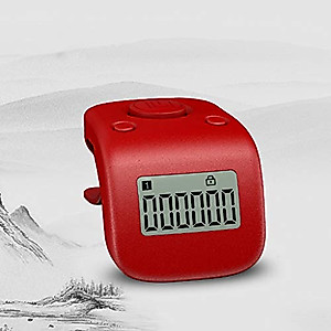 Digital Counter Asukohu Digital LCD Finger Ring Tally Counter 6Digit Buddha beads Prayer Counter Clicker