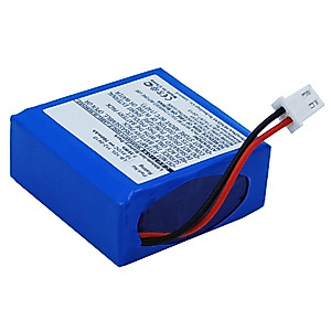 Synergy Digital Credit Card Reader Battery, Compatible with Safescan 165 Credit Card Reader, (Li-Ion, 10.8V, 700 mAh) Ultra High Capacity, Replacement for Safescan 112-0410 Battery