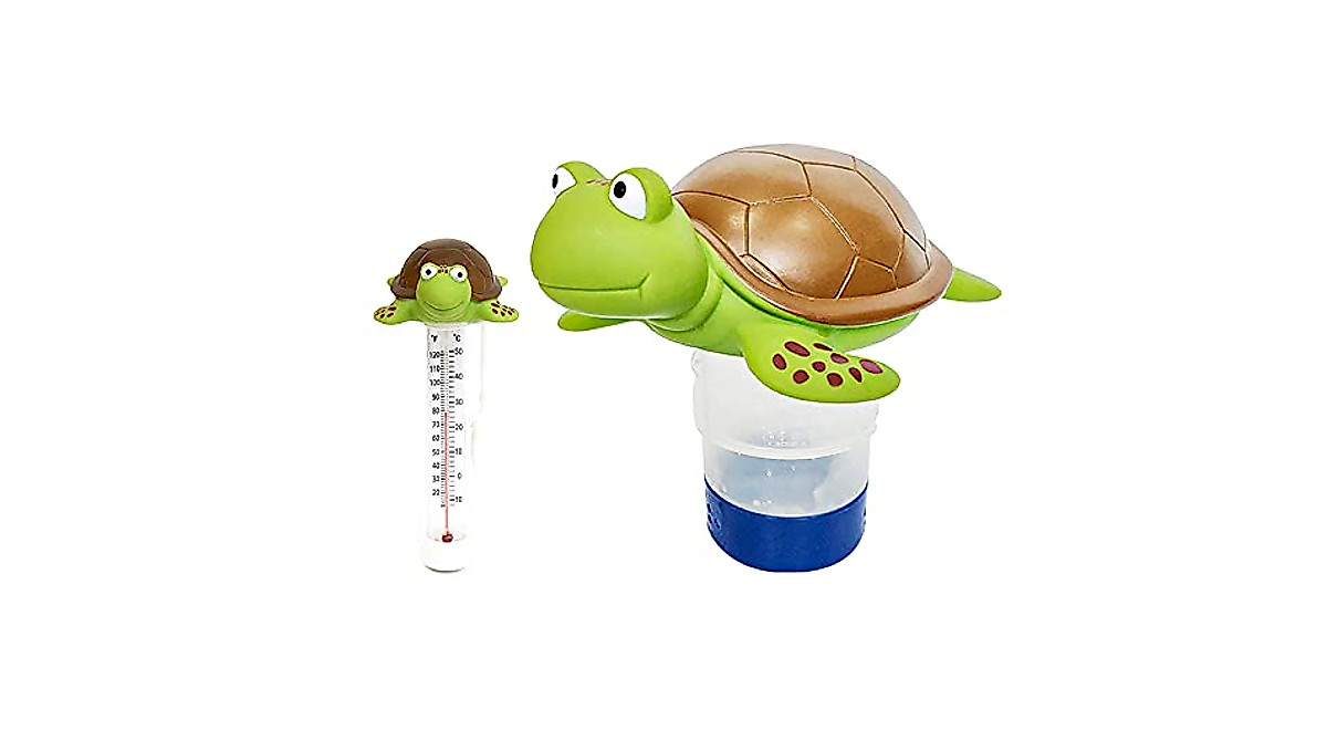 Chlorine Floater Set - Turtle Design for Pool & Spa