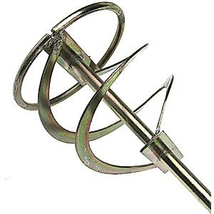 SDS Spiral Mixing Paddle Paint and Mud Mixer Mixer Whisk for Drill in 1 to 5 gallon buckets Fits all Standard (size: 4 inch x 20 inch, around 100mm x500mm)