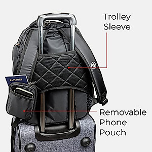 Mavii - The Convention Backpack - 17 inch Suitcase-style Dance Backpack, Versatile Travel Gear, Black