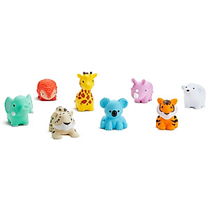 Munchkin® Bath Toy Scoop with 8pk Wild Animal Bath Toy Squirts