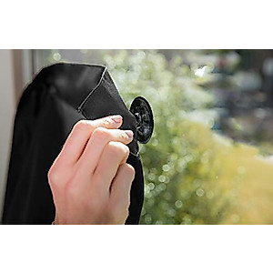 Sun Away Blackout Blinds for Window - Portable Blackout Curtains 66 x 51 Blackout Shades - Temporary Curtains - Great for Nurseries Bedrooms Apartments Hotels Vehicles Travel & More (1 Pack)