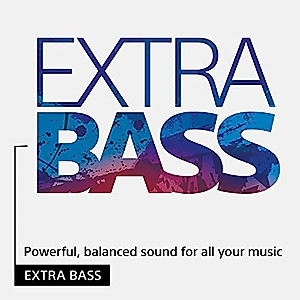 Sony MDRXB55AP Extra Bass Earbud Headphones/Headset with Mic for Phone Call, Red