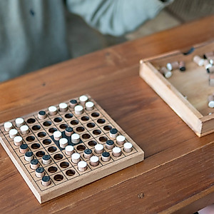 BSIRI Classic Board Game Othello Strategy Games of Family Games for Adults and Children which Playing in 2 Player Board Games to Challenges The Mastermind Game Pieces