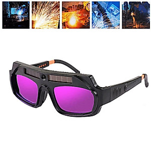 TEAMWILL 2PACK Welding Welder Glasses Mask Solar Auto Darkening Helmet Eyes Goggle Anti-glare