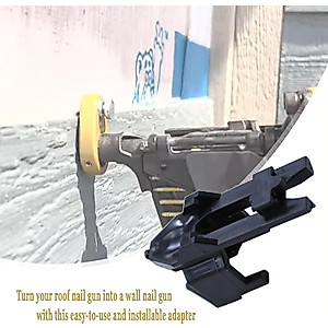 YETTAT Vinyl Siding Adaptor Tip DCN45RN for Dewalt Roofing Nailer Cordless 20v DCN45RND1, DCN45RNB Tip Replacement Vinyl Siding Adaptor Tip and Vinyl Siding Adaptor (A&B style Set of 2)