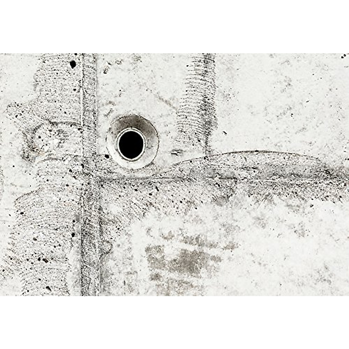 artgeist Decorative Room Divider Cement Loft 53x68 in - Double-Sided Folding Screen 3 Panel Decoration Home Office Home Office Grey f-A-0458-z-b