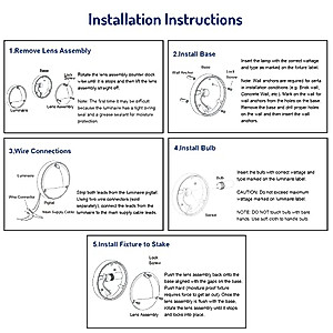 2W LED Deck Lights Landscape Lighting Landscape Lights Low Voltage Outdoor Deck Lighting Replaceable G4 LED Bulb 3000K Aluminum housing for Stair, Pathway,Walkway,Deck,Garden Bronze, Pack of 10