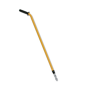 Rubbermaid Commercial Products HYGEN Quick-Connect Ergonomic Extension/Extendable Handle/Stick, 48"-72", Yellow, for Janitorial/Professional Microfiber Floor Cleaning/Mopping