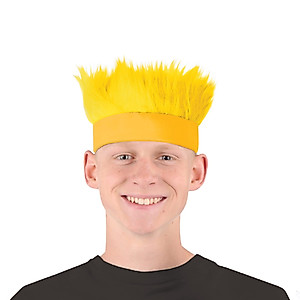 Beistle Yellow Hairy Headband