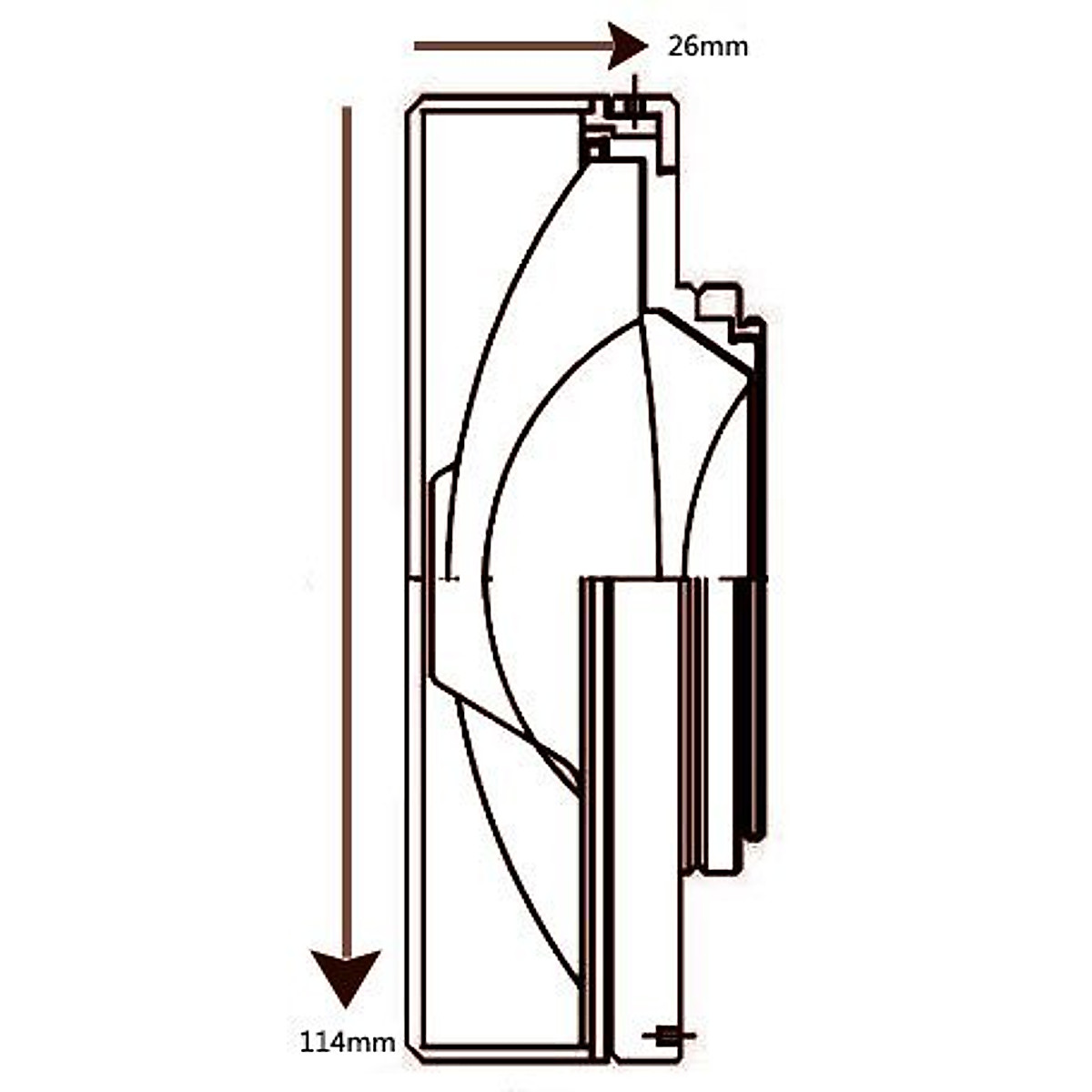 0.33x High Grade Fish-Eye Lens for The Canon Rebel T5 (for Lenses w/Filter Threads of 62mm and Above)
