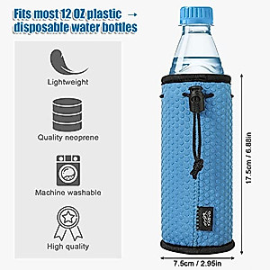 TAGVO Can Cooler Sleeves 3 Pack, Insulators Sleeves Standard Can Covers16 17 18 OZ, Beer Bottle Sleeves Coolers Holder, Non-slip Neoprene Can Coolier Sleeves