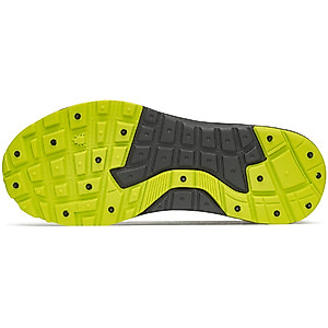 Icebug Mens Haze Mid BUGrip GTX Midcut Hiking Shoe with Carbide Studded Traction Sole, Black/Poison, 09.5