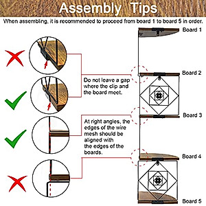 AOTSON Corner Shelf Wall Mount, Floating Shelves for Wall Storage and Display, Rustic Wall Shelves Wood Shelves for Bedroom, Kitchen, Bathroom, Living Room, Nursery and Office