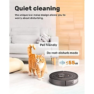 Verefa Robot Vacuum Self Emptying, Up to 70-Day Capacity, LiDAR Navigation, Robot Vacuum 270 Mins Runtime, 3000Pa Suction, Smart Mapping, Carpet Detection, Works with App & Alexa, Ideal for Carpet