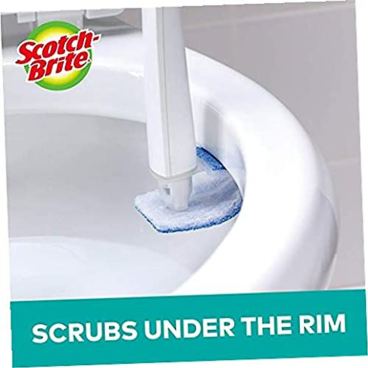 Scotch-Brite Disposable Toilet Scrubber Refills, Removes Rust & Hard Water Stains, 48 Disposable Refills
