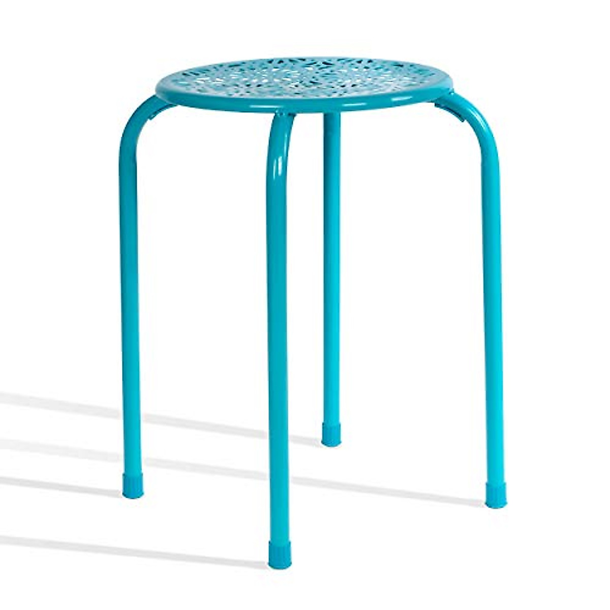 Atlantic Daisy Stackable Stool 6 Pack Capri Breeze