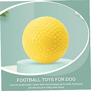 NOLITOY 2pcs Pet Toy Ball Dog Rugby Toys Plastic Sports Balls Dog Football Toys Interactive Rugby Toys Dog Molar Toy Dog Bite Toys Dog Balls Dog Interactive Toys Dog Chew Toy Pet Chew Toys