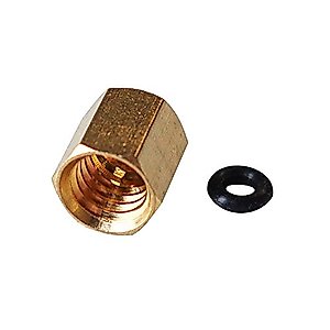 10 PCS- Copper Screw with O-Ring for Small Damper Ink Piping 1.8 x 3mm