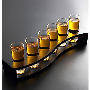 TAOUNOA 18PCS 2 oz Shot Glass Set Clear Bulk with Heavy Base Mini Shot Glasses Small Glass Cup for Tequila Vodka Whiskey Liquor Cordial