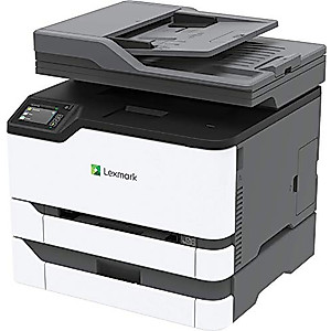 Lexmark MC3426adw Color Laser Multifunction Product with Print, Copy, Fax, Scan and Wireless Capabilities, Plus Full-Spectrum Security and Print Speed up to 26 ppm* (40N9360), White, Small