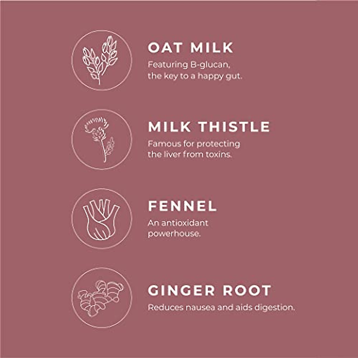 Blume Oat Milk Chai Latte - Organic Chai Source from India - Decaf Chai Tea Powder Super Latte with Milk Thistle, Fennel and Ginger Root - Sugar-Free, Gluten-Free and Vegan - Blend with Coffee, Tea or Smoothies - 30 Servings