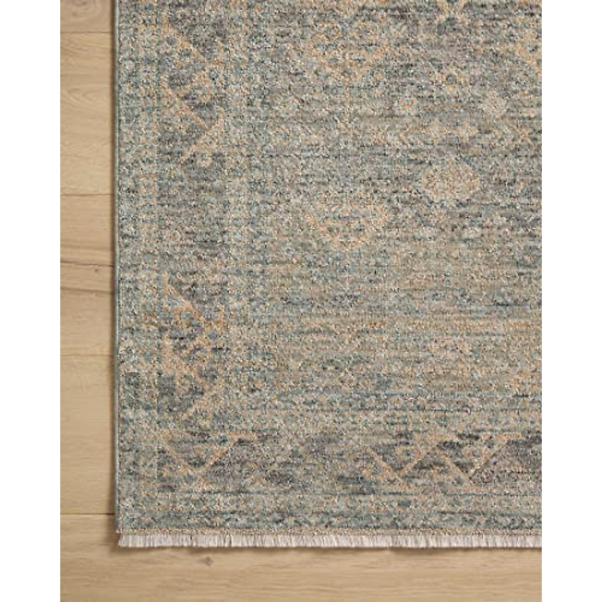 Loloi Angela Rose x Blake Collection BLA-01 Sky/Beige, Transitional 5'-3" x 7'-6" Area Rug