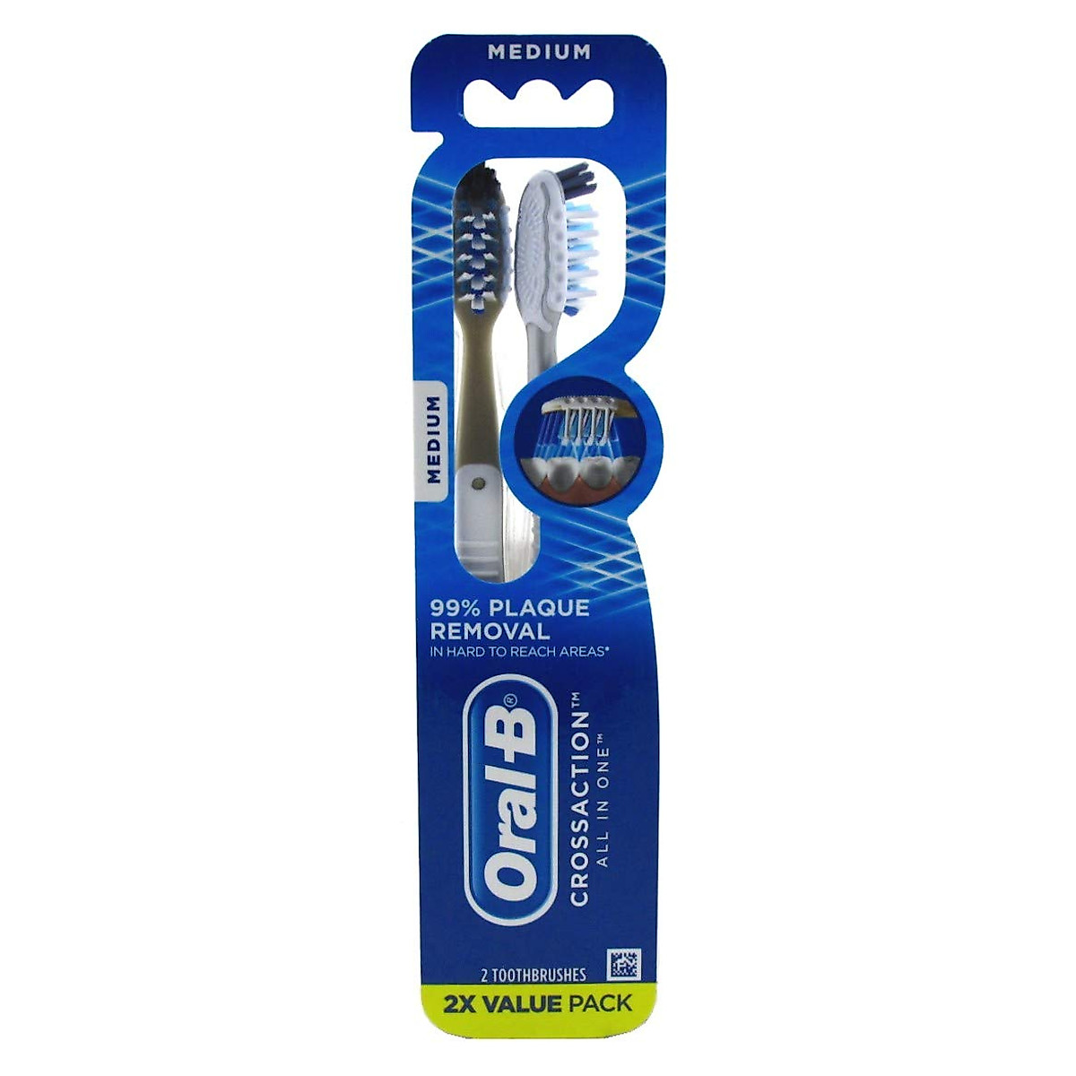 Oral-B Toothbrush All-In-One Medium Value Twin Pack (Pack of 6)
