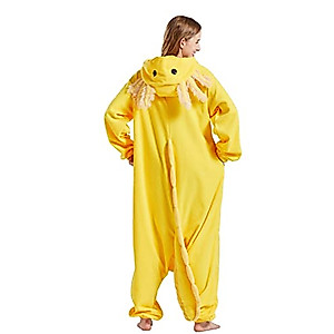 DELEY Unisex Adult Animal Sleepwear Warm Onesies Pajamas Cosplay Homewear Anime Costume