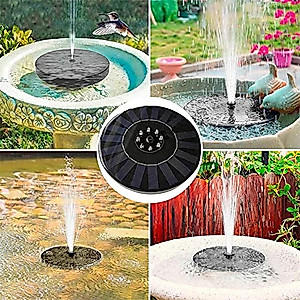 n/a Mini Solar Fountain Garden Landscape Fountain Outdoor Pool Floating Fountain Bird Bath Solar Powered Fountain