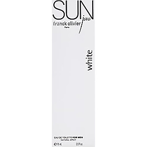 Frank Olivier Sun Java Eau de Toilette Spray for Men, White, 2.5 Ounce