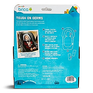 Munchkin® Brica® XtraGuard™ Head Support & Strap Cover for Baby Car Seats with Silver-Ion Technology