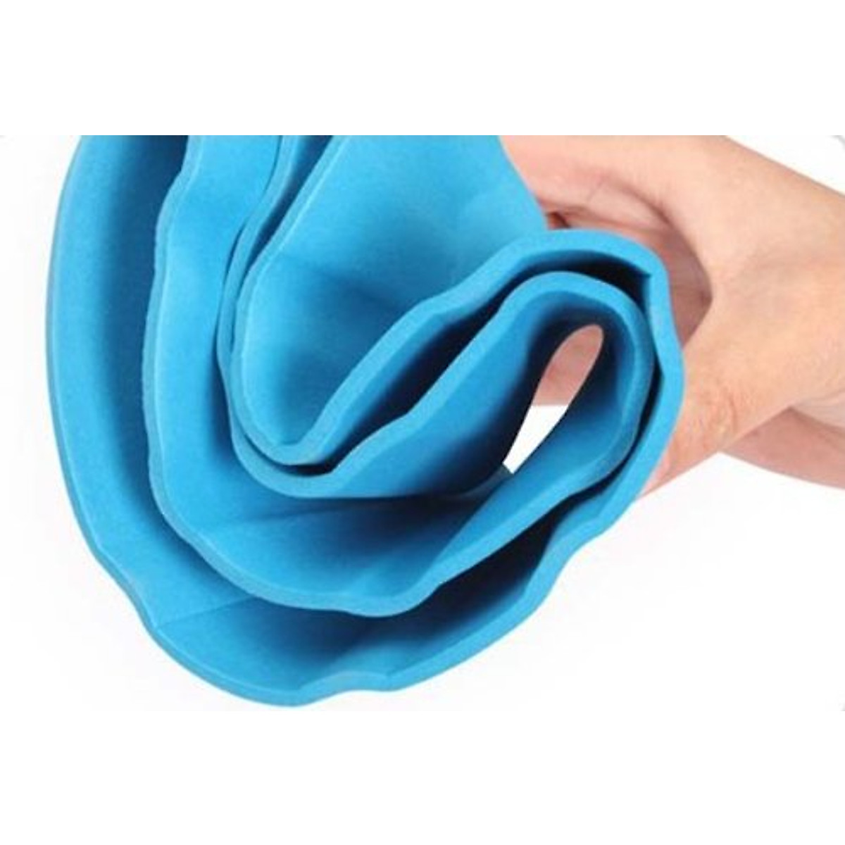 Baishitop Ultra-Soft Safe Shampoo Shower Cap, Bathing Protect Hat for Baby Children Kids (Blue)