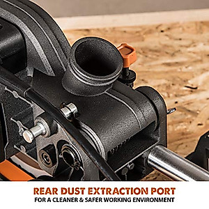 Evolution Power Tools R255SMS+ PLUS 10-Inch Sliding Miter Saw Plus Multi-Material Multi-Purpose Cutting Cuts Metal, Plastic, Wood & More 0˚ - 45˚ Bevel & 50˚ - 50˚ Miter Angles TCT Blade Included