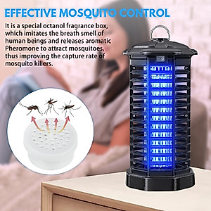 Sumkat Octenol Mosquito Lure 8 Pcs Mosquito Attractant for Bug Zapper Biting Insect Attractant Refill Cartridge for Mosquito Killer Indoor Outdoor