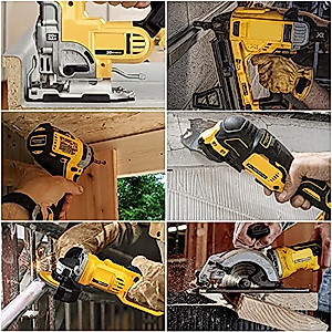 ZLWAWAOL 2 Pack DCB206 20V MAX 6.0Ah Replacement Battery Compatible with Dewalt 20V Battery DCB200 DCB203 DCB204 DCB206 20V DCD/DCF/DCG/DCS Series Cordless Power Tool