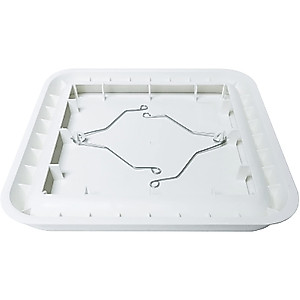 S97006651 for Broan Nutone Bathroom Fan Grille Cover White 10 x 10 inches