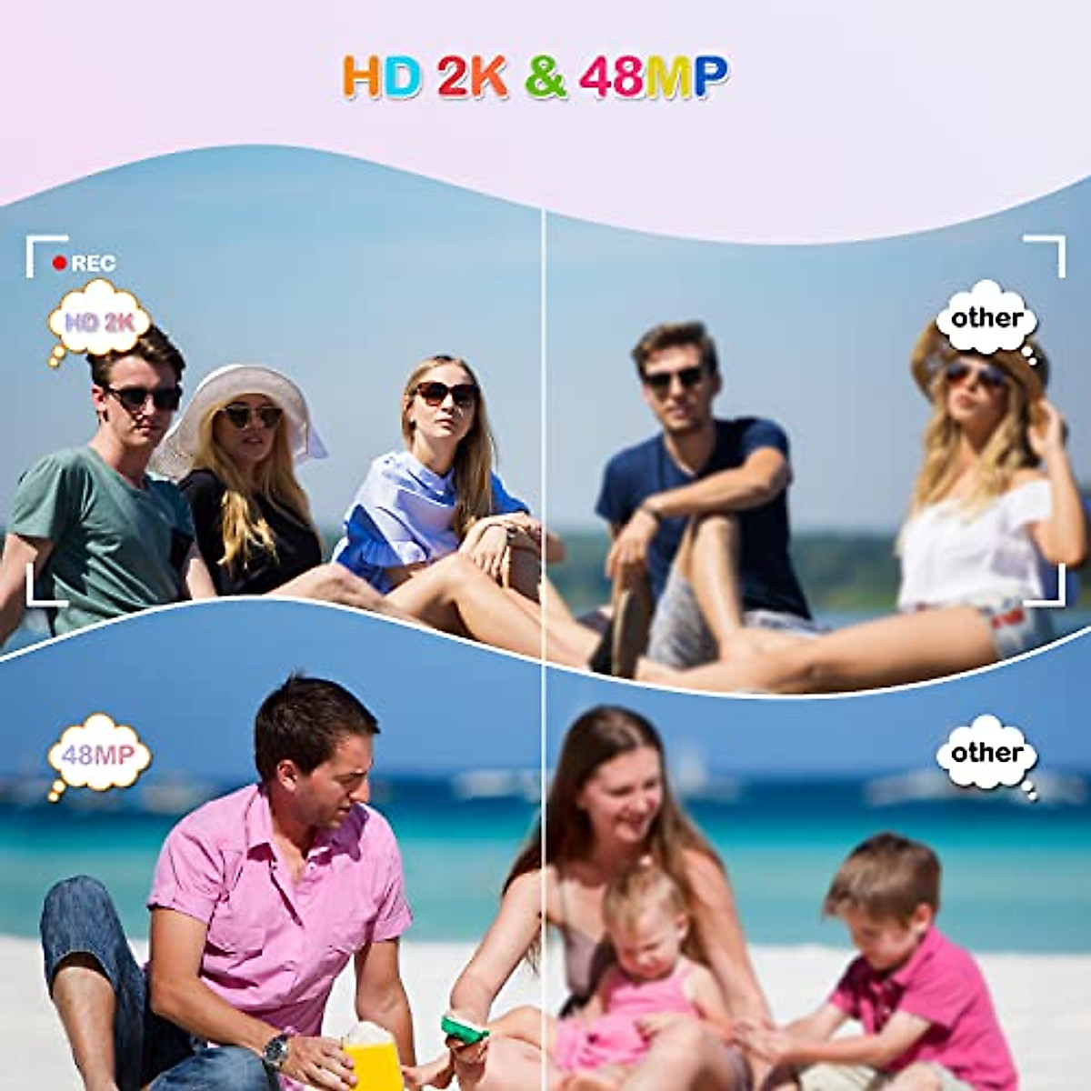 WSNDD Kids Camera, Toddler Camera for 4 5 6 7 8 9 Year Old Girl Gifts, 4-9 Year Old Girl Birthday Gifts, HD Kids Pink Video Camera with 32GB SD Card