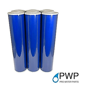 Granular Activated Carbon GAC Water Filter 20x4.5" 50 Micron 6 Pack