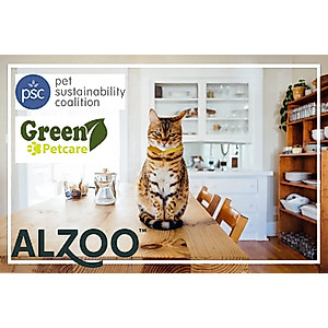 ALZOO Flea & Tick Cat Collar, Helps Repel Fleas, Ticks & Mosquitoes, 100% Plant-Based Active Ingredients, Phthalates and PVC Free, Up to 8 Months Protection, Pack of 2