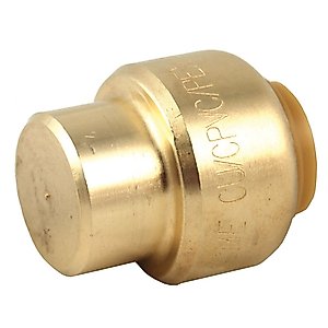 Cash Acme U514LF SharkBite Push-Fitting End Cap, 1/2-Inch