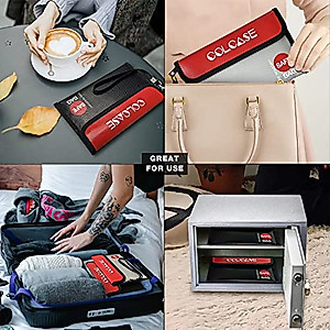 COLCASE Fireproof Money Bag(8.3x5 inches), 2 Pack Fireproof and Waterproof Cash Bag with Zipper, Fireproof Money Safe Pouch Envelope Container for Cash,Jewelry,Valuable,Passport