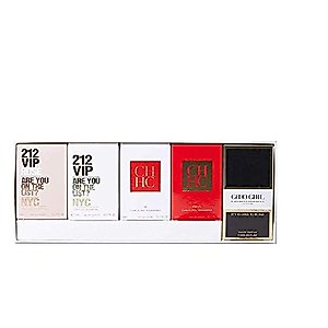 CAROLINA HERRERA C. Herrera L 5pc Mini Set (ch Edt + Ch Prive + 212 Edp + 212 Vip Rose + Good Girl)