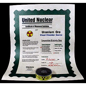 United Nuclear Cloud Chamber Source