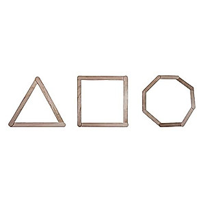 Natural Wood Craft Sticks, 4.25 Inch Popsicle Sticks for Ice Cream, Crafts, Waxing, Art Projects & Party Food Labels (1,000 Sticks)